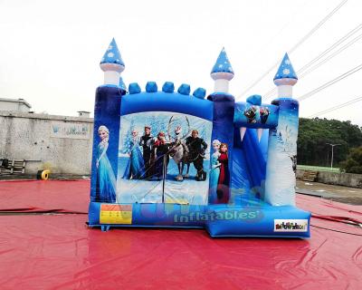 China Frozen Inflatable Bouncer Slide Jumping Castle Combo 4.2x4.2x3.5m CE Certified for sale