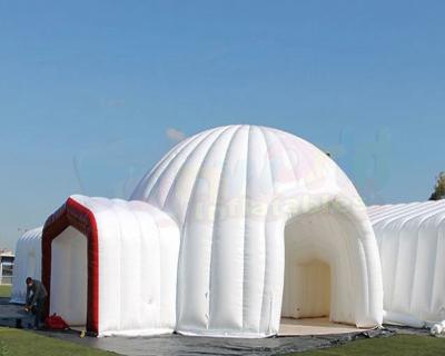 China White Multi Red Inflatable Field Hospital Medical Emergency Tent 750kg PVC for sale