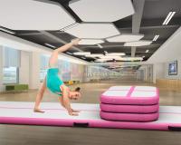 China Mini Air Track Gym Mat / Inflatable Tumble Track Digitial Printing Logo for sale