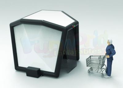 China Outdoor Inflatable Disinfection Spray Tunnel PVC Coated Nylon 0.9mm Custom Size for sale