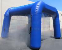 China Disinfection Inflatable Misting Station Sealed Tunnel Tent for sale