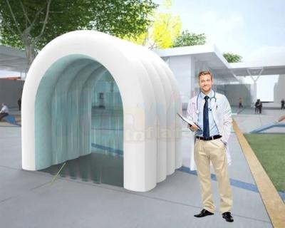 China 0.9mm PVC Inflatable Disinfection Spray Tunnel Tent 50kg Customizable for sale