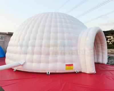 China Trade show Advertising Camping 10M Inflatable Igloo Dome Tent for sale