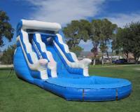 China Commercial Grade 0.55mm Inflatable Water Slide with Pool | 150 KG Weight | Custom Sizes Available for sale