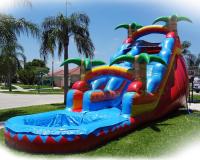 China Commercial PVC Tarpaulin Inflatable Water Slide Pool Combo - 105kg Weight, 0.55mm Material for Kids Outdoor Entertainment for sale