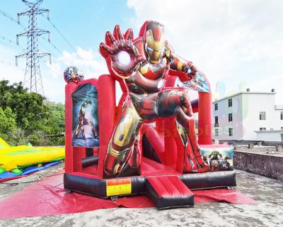 China Iron Man Commercial Bounce House 5.8x5.2x4 Meters with CE Certified 135KG Inflatable for sale