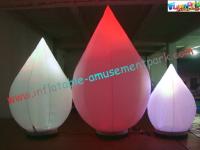 China Multicolor LED RGB Inflatable Lighting Balloon - 2M to 3M Sizes with CE/UL Blower for Party Decorations for sale