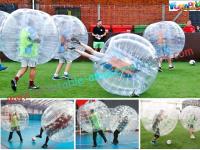 China Transparent TPU Body Zorb Ball 1.2M & 1.5M Sizes for Bubble Football and Water Sports for sale