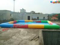 China Colorful Rectangle Inflatable Water Pools Swimming For Water Walking Ball for sale