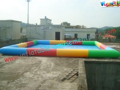 China Colorful Rectangle Inflatable Water Pools Swimming For Water Walking Ball for sale
