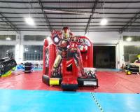 China Super Hero 1000D Inflatable Bounce House Combo For School for sale