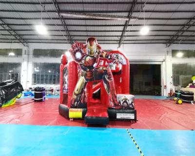 China Super Hero 1000D Inflatable Bounce House Combo For School for sale