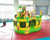 China Toddler Jungle Park Jumping Combo Inflatable Bouncer Slide for sale