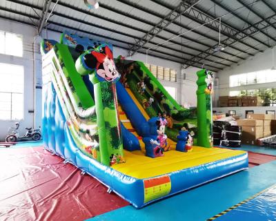 China 1000D Commercial Inflatable Slide Playground Jumping Bouncer for sale