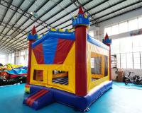 China Funworld 5x4.5x4.5m Commercial Inflatable Bounce House 1000D PVC Bouncy Castle for sale