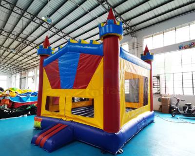 China Funworld 5x4.5x4.5m Commercial Inflatable Bounce House 1000D PVC Bouncy Castle for sale