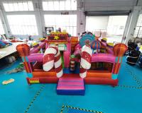 China Plato Inflatable Bounce House Combos For Kindergarten for sale