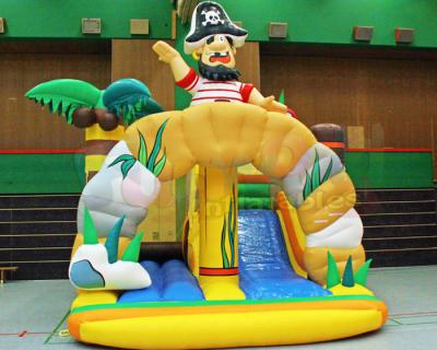 China ROHS Pirate Inflatable Bouncy Castle Bounce House Combos for sale
