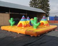 China Commercial Grade Inflatable Bouncy Castle 5x4.5x4.5m for 6-8 Children 700lbs Capacity for sale