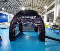 China Commercial Black Portable Inflatable Marquee Tent Customized for sale