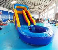 China ODM Toddler Bouncy Castle Inflatable Water Slide With Pool for sale