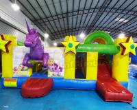 China Unicorn Jumping Castle Inflatable Bouncer Slide For Festival Activity for sale