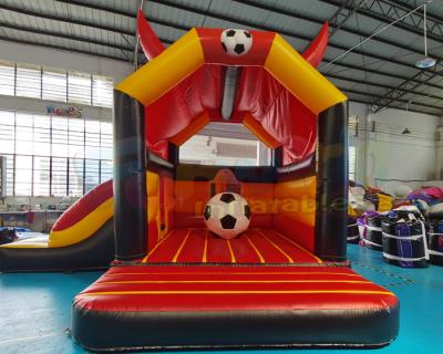 China 0.55mm PVC Jumping Castle Inflatable Bouncer Slide for sale