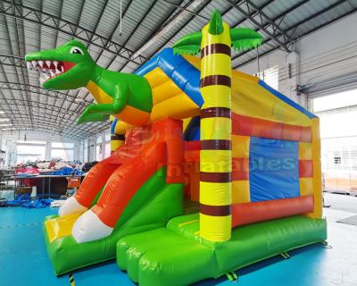 China Mini Dinosaur Bouncer Inflatable Bounce House With Slide for sale
