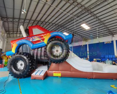 China EN14960 Children Outdoor Inflatable Water Slides Customized Size for sale