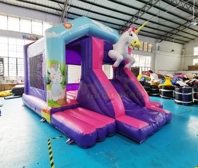 China Customized Carnival Unicorn Kids Castle Bounce House 110kg Inflatable Bouncer with CE Certification for sale