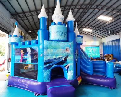 China SGS Inflatable Frozen Jumping Bouncy Castle For Gardens for sale