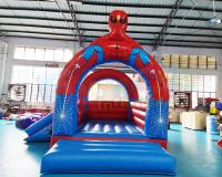 China Inflatable Spider Man Jumping Bounce House Commercial Grade for sale