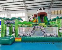 China 1000D Panda Inflatable Bounce House Combo For Hotel for sale