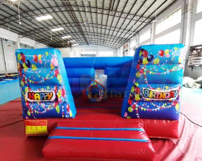 China Commercial 1000D PVC Inflatable Bounce House 5x4.5x4.5m Kids Jumping Bouncer for sale