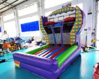 China Commercial Inflatable Basketball Shooting Game 12x6x2m CE Certified for sale