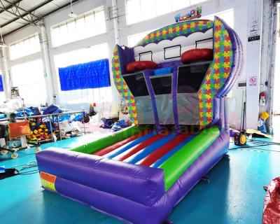 China Commercial Inflatable Basketball Shooting Game 12x6x2m CE Certified for sale