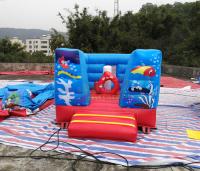 China Mini Indoor Inflatable Toddler Bounce House 5x4.5x4.5m Commercial Grade PVC for sale