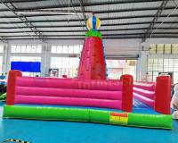 China 0.55mm PVC Inflatable Climbing Wall Jumping Bounce House for sale