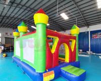 China Funworld 1000D Carnival Outdoor Inflatable Bounce House 145kg Commercial Grade for sale