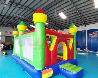 China Funworld 1000D Carnival Outdoor Inflatable Bounce House 145kg Commercial Grade for sale
