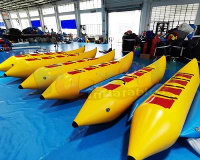 China Commercial Inflatable Banana Boat 110kg Water Sport Equipment with CE Certification and 1-Year Warranty for sale