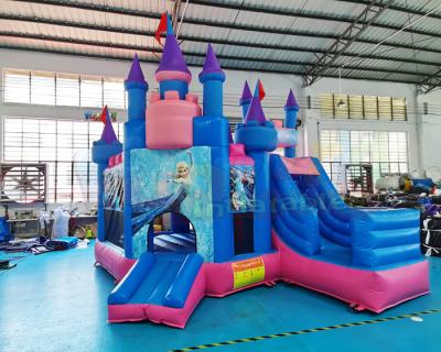 China Plato Frozen Castle Bounce House Inflatable Bouncer Combo for sale