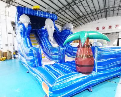 China Kids Commercial Inflatable Slide Jumping Bounce House for sale