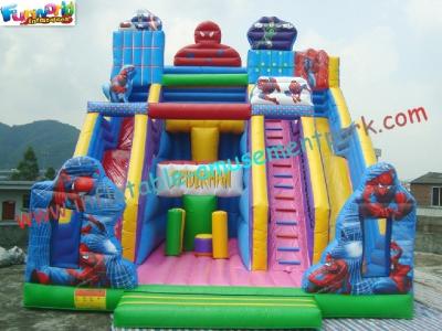 China Giant Spiderman Commercial Inflatable Slide 10x8.5x9 Meters with CE Certification for sale
