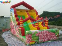 China Popular Full Printing Commercial Inflatable Water , Customized Inflatable Slide For Adults for sale