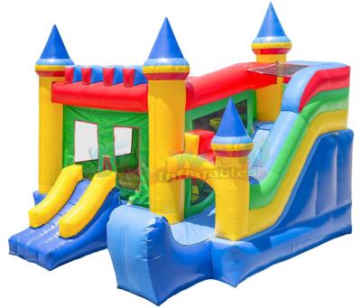 China Commercial Inflatable Slide Bouncer 110kg PVC for Hotel Birthday Party for sale