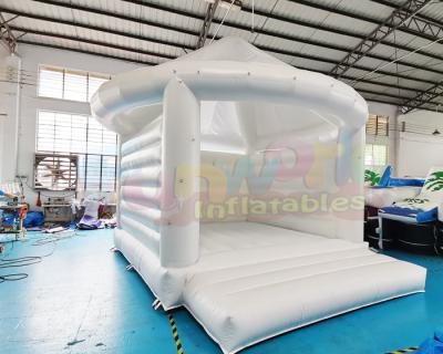 China 0.55mm PVC Tarpaulin Commercial Bounce House Wedding Inflatable Bouncer 145kg for sale