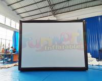 China 12x6 Meter Commercial Inflatable Movie Screen with 125KG PVC Tarpaulin for Outdoor Advertising and Events for sale