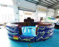 China Interactive Bounce House Inflatable Mechanical Rodeo Bull 12x6m CE Certified for sale