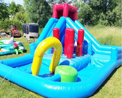 China Backyard Children Bouncy Castle Outdoor Inflatable Water Slides for sale